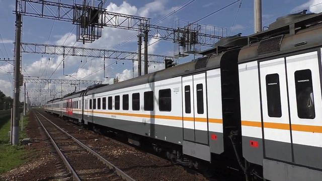 Электропоезд ЭП2Д-0211 (ЦППК) пригородный поезд №7399/7400 Зеленоград-Крюково - Ипподром.