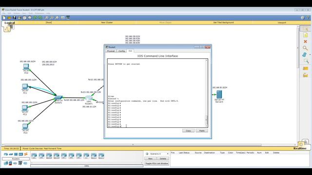 Урок 12 Cisco Packet Tracer. Протокол RIP. Запуск на маршрутизаторах. Очистка файла конфигурации