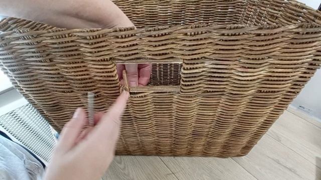 МК. Ручка-прорезь из бумажной лозы. #184