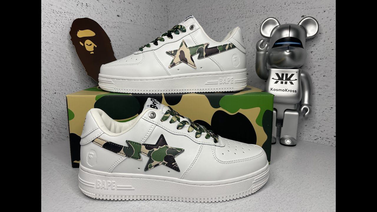 Кроссовки A Bathing Ape - Bape Sta 'ABC Camo - Green'