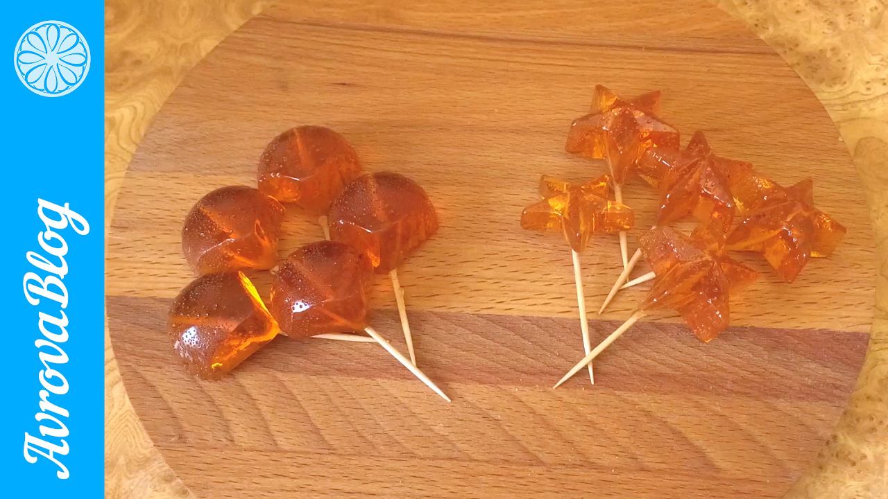 Леденцы на палочке своими руками / Lollipops at home