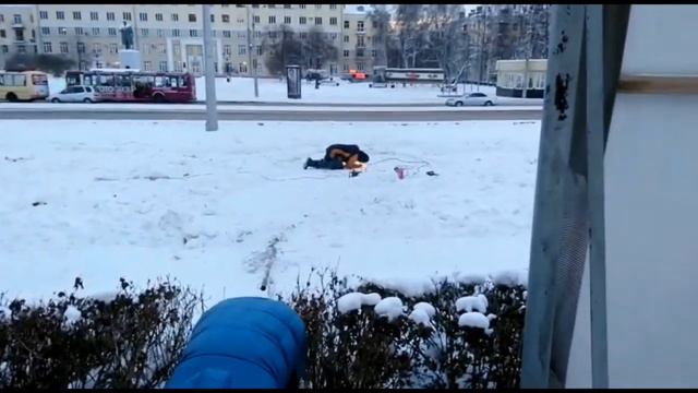 Монтаж светящегося фонтана