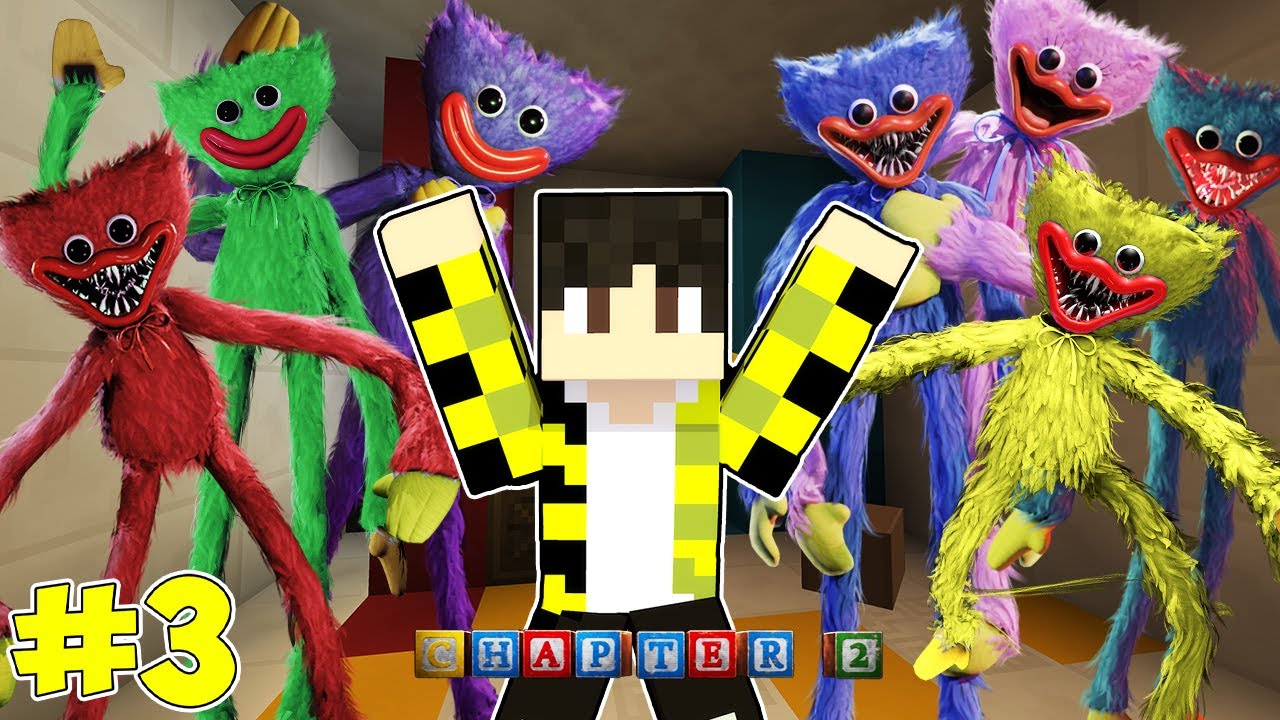 РАДУЖНЫЕ ХАГГИ ВАГГИ В ПОППИ ПЛЕЙТАЙМ ГЛАВА 2! POPPY PLAYTIME CHAPTER 2 ПРОХОЖДЕНИЕ В МАЙНКРАФТ #3
