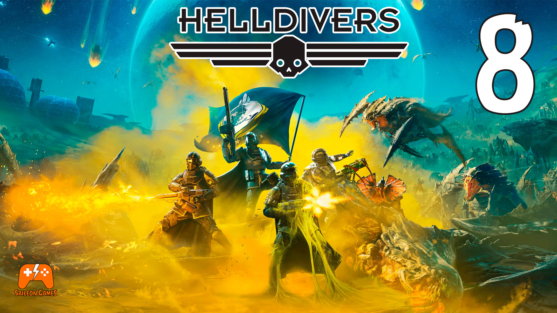 HELLDIVERS 2 ► День 8 Цветы убийцы и метеоритный дождь