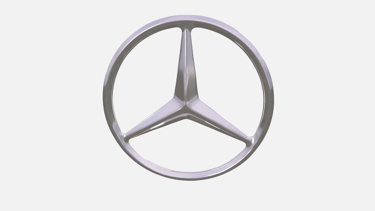 Mercedes Benz emblem 3D model