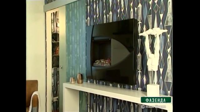 Электрокамин Dimplex Burbank в телепроекте "Фазенда" на первом канале