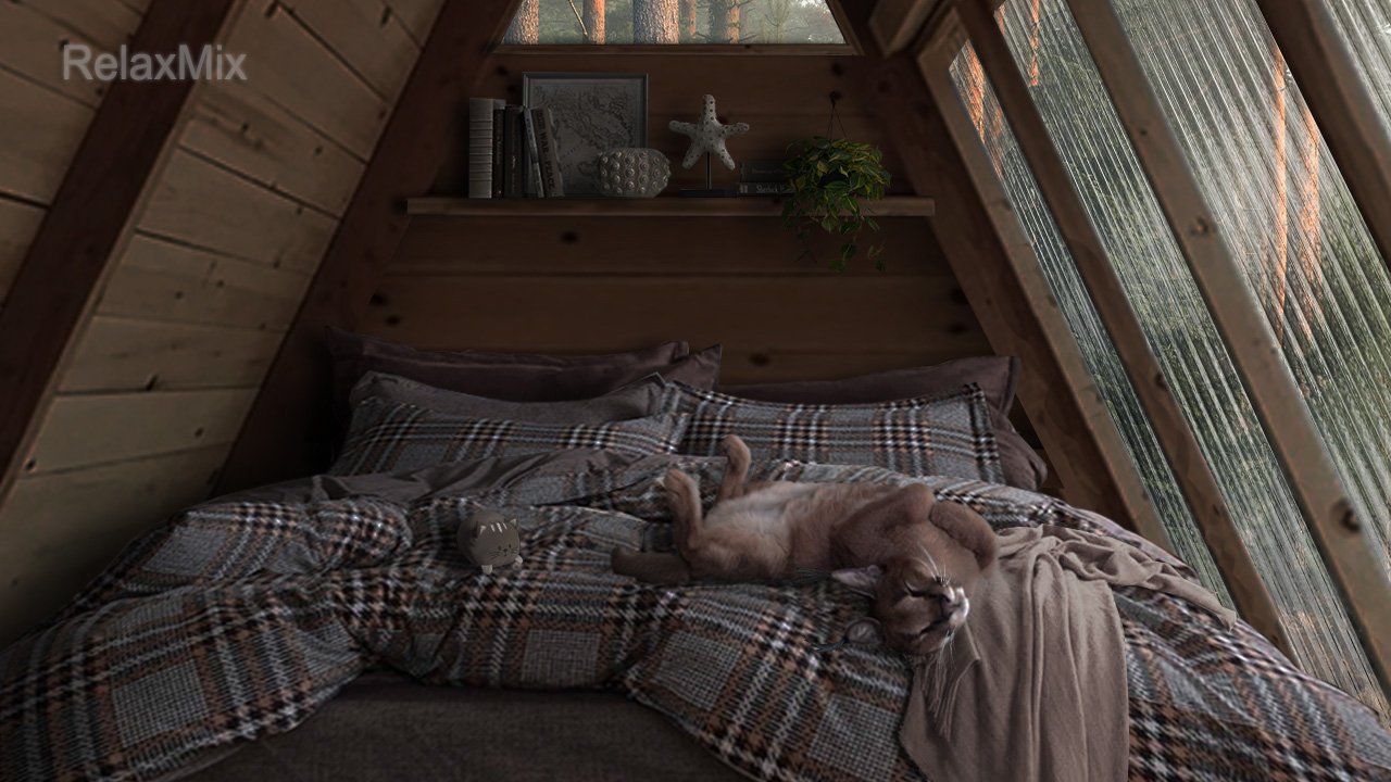 Дождь от бессонницы. Звуки капель. Релакс.