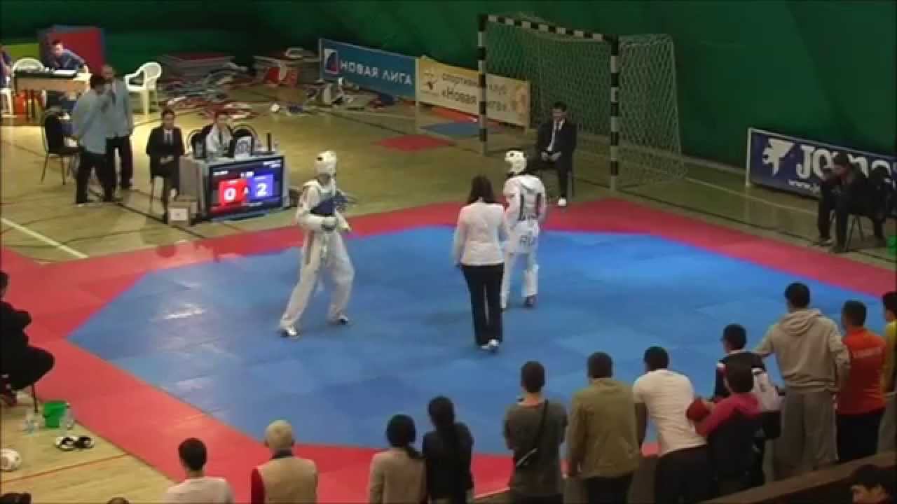 Taekwondo WTF. Соревнования Патриот. 09.05.2015. Шевченко-Максулев.