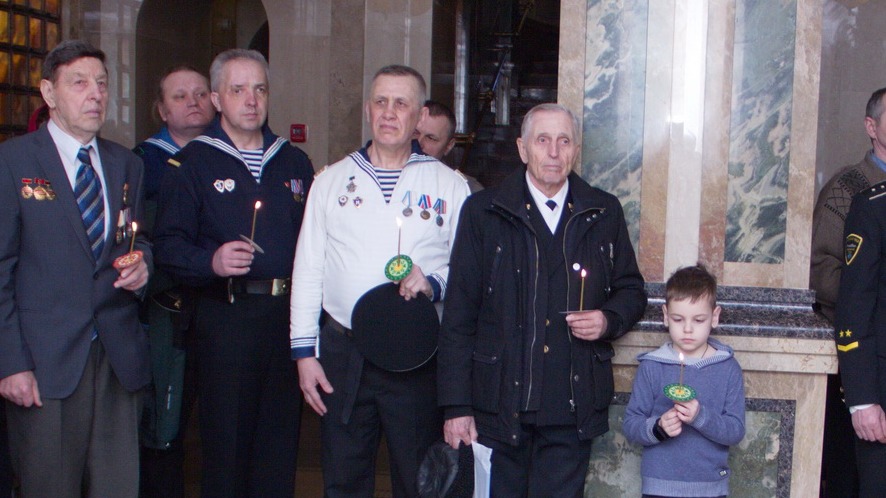 23 марта 2019 года. Минск.Храм Всех святых. Памяти друзей подводников...
