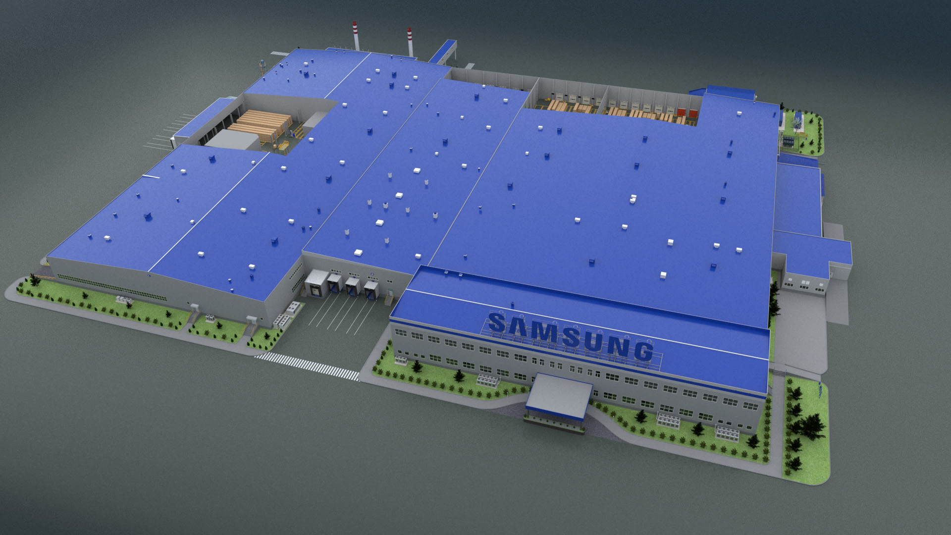 3D Warehouse - Samsung Electronics Russia Kaluga (SERK)