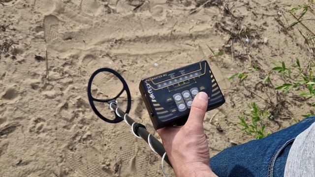 Настройка металлоискателя Promaster-M2 на поиск монет на местности