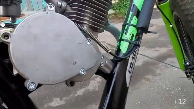 Простая установка веломотора F-80 на Фэтбайк!