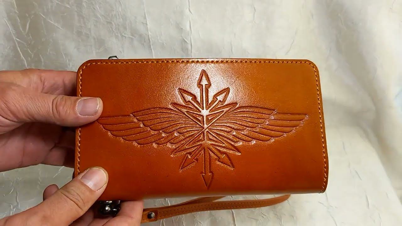 Портмоне мужское. Изделия из кожи. СКСтиль. Видео обзор: С благодарностью от 11-К класса.