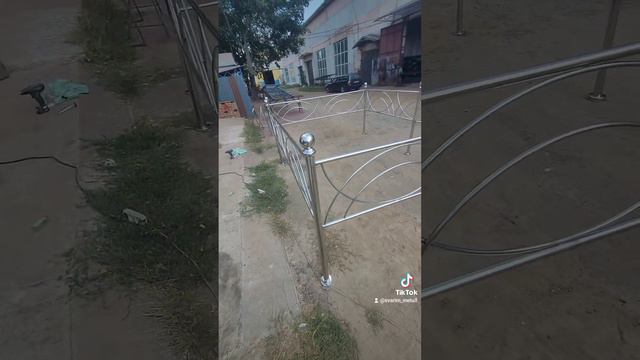 Ограда из нержавеющей стали I Оградка ритуальная из нержавейки I Сварка тиг I Сварка аргоном