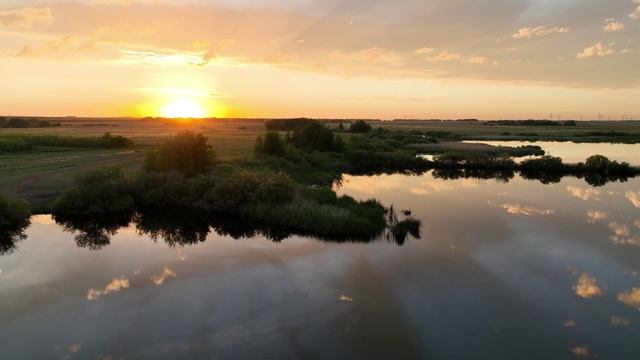 Закат. Плотина за Херсоновкой (клип)