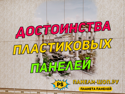 01. Достоинства пластиковых панелей и их применение