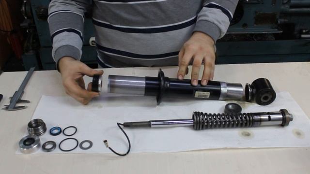 Ремонт амортизатора  Land Rover Range Rover Spor L320 Рендж Ровер.
