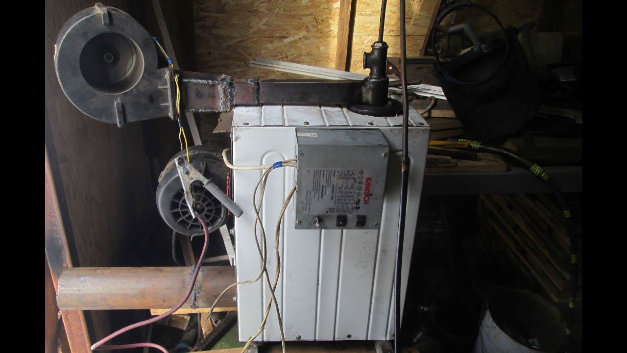 waste oil air heater - калорифер ч.4