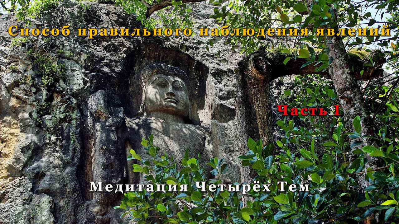 Способ правильного наблюдения явлений. Часть I. Медитация 4-х Тем