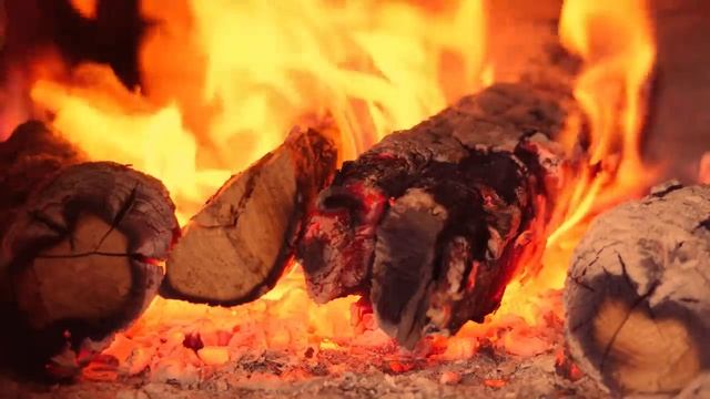 Камин огонь