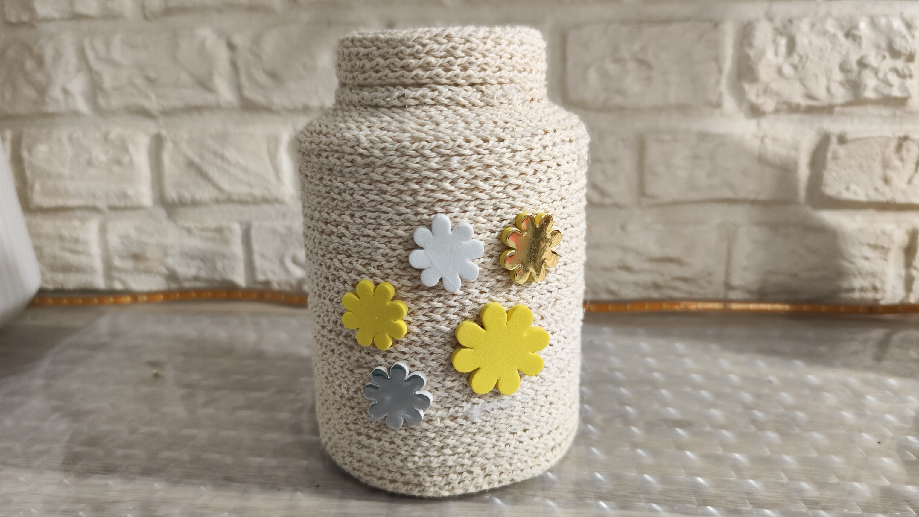 МК. Банка из ниток. #240