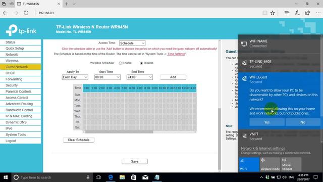 Guest Network on TP-Link Wireless N Router TL-WR845N   NETVN
