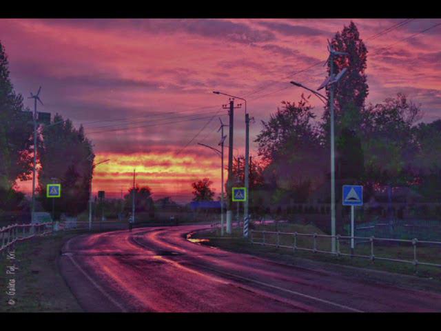 Посёлок глазами художника