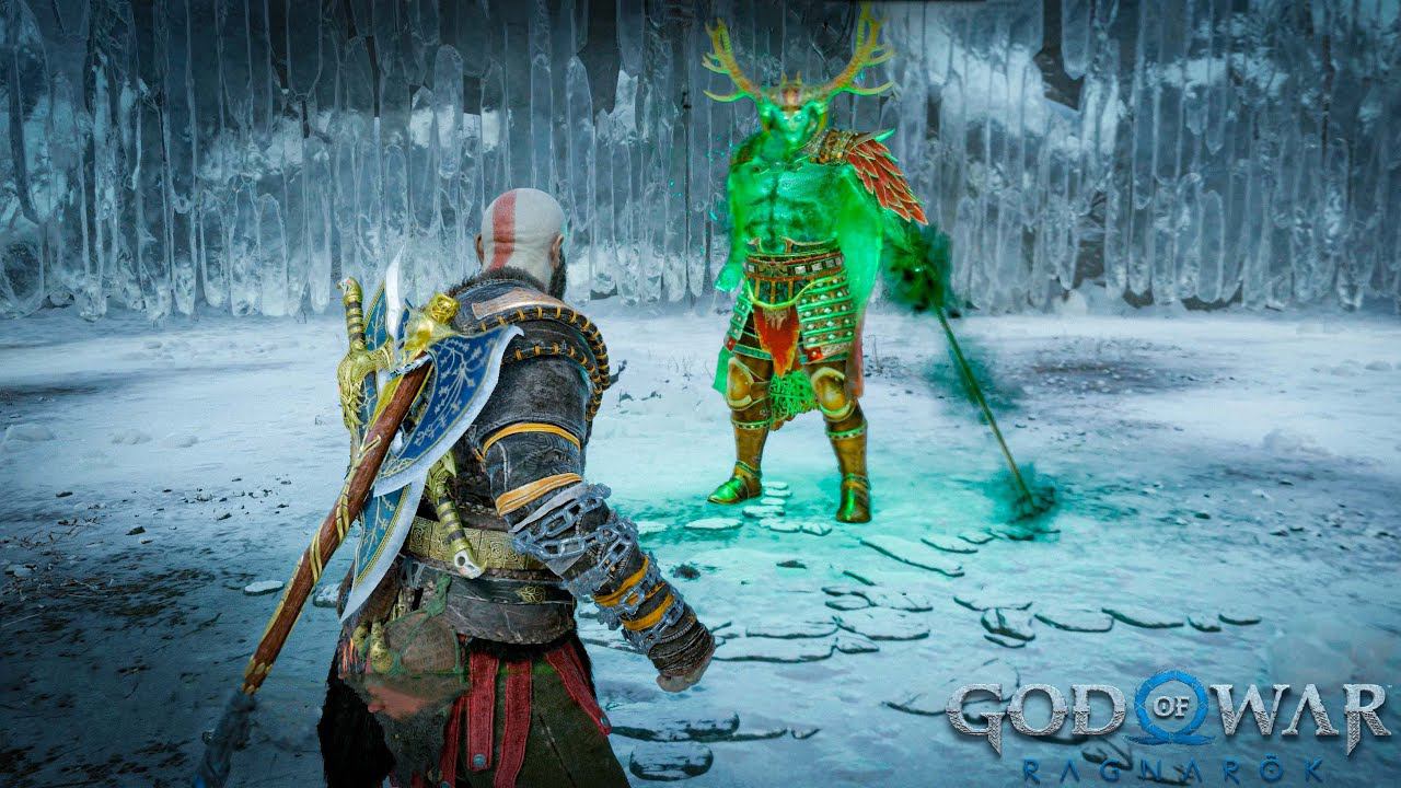 Кратос vs. Король Хрольф Краки  (БЕЗ УРОНА) God of War: Ragnarok  [4K] Бог войны: Рагнарёк