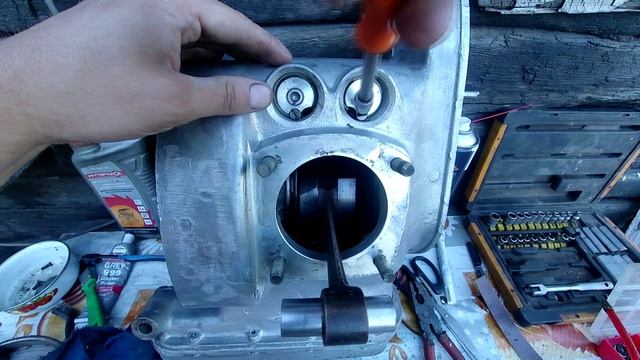 Установка маховика и ГРМ