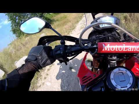 Motoland Dakar 250 ST. Покатушки по лайту. Замер радиации на карьере горы Змейка.