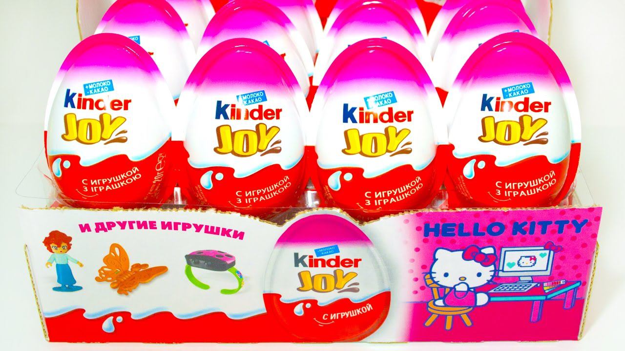 Kinder Surprise Joy Hello Kitty Киндер Сюрприз Джой Хелло Китти Новая Серия Киндеры для девочек