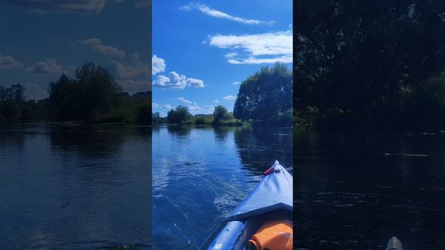 Сплав по реке Зуша на байдарках Шуя 1. Корсаковский район. #сплав #водники #байдарка #зуша #природа