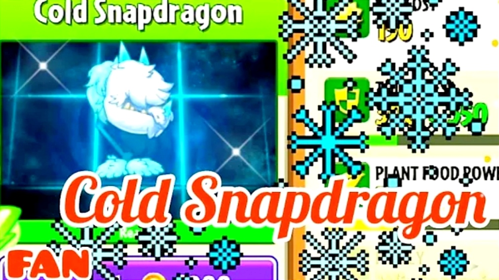 Обзор на растение Cold Snapdragon Plants Vs Zombies FAN ДИ