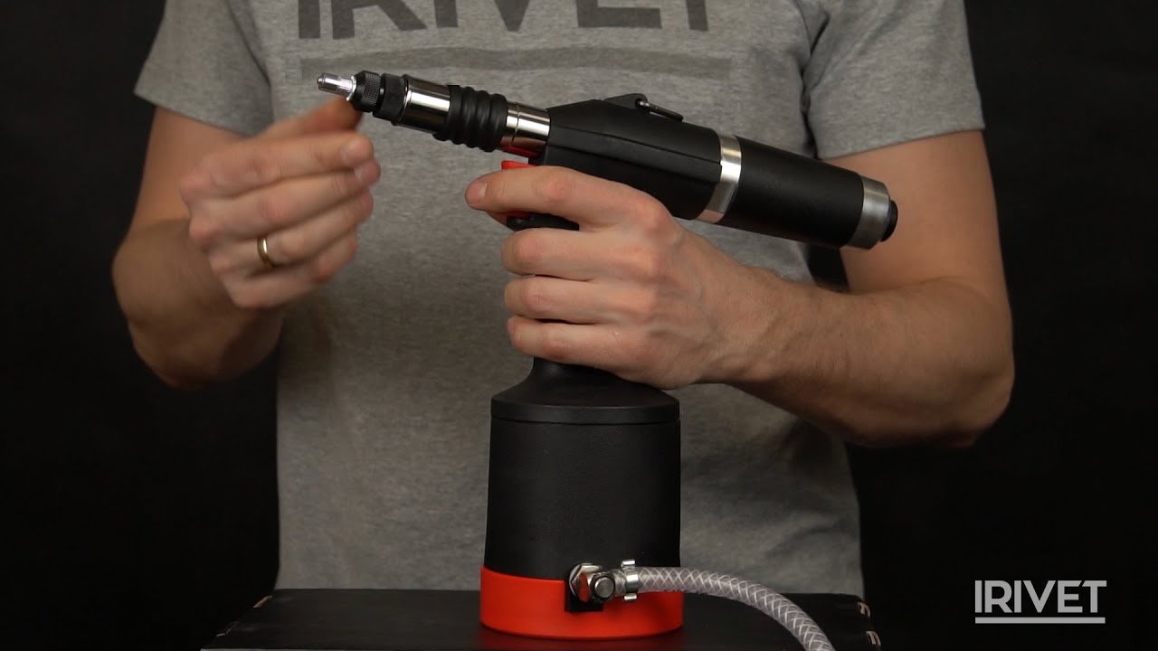 MASTERFIX XGRIP N08QI - пневмо-гидравлический заклёпочник для резьбовых заклёпок от М3 до М8