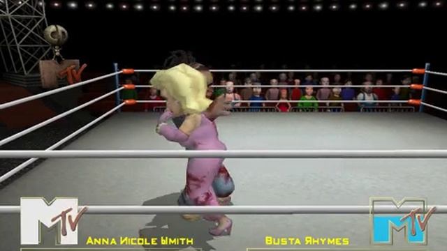 MTV Celebrity Deathmatch, 2003 г., PC (Windows). Первая серия.