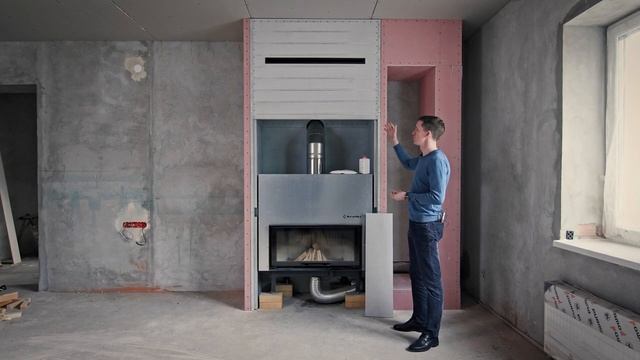 Установка камина! Монтаж каминной топки