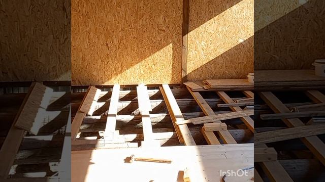 Строим беседку. Полы.