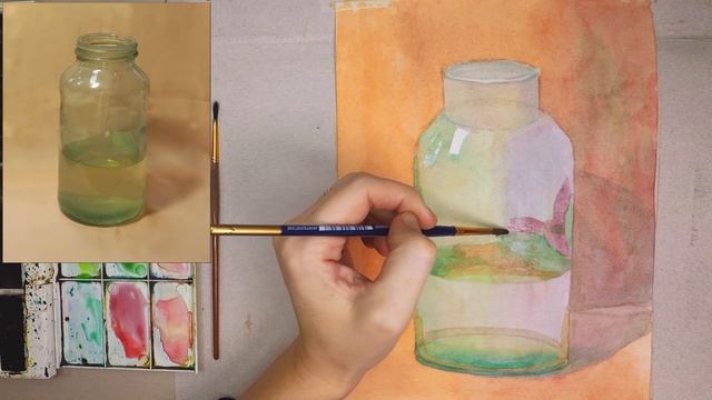 Натюрморт со стеклянной банкой. Урок 2.mp4