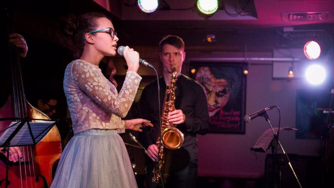 Джаз-клуб "Союз композиторов" концерт солистов МВЦ "Сольвейг" jazz band