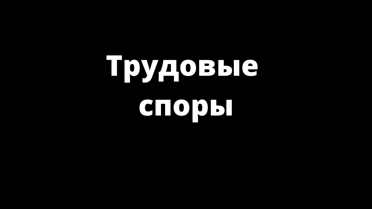 Трудовые споры.mp4
