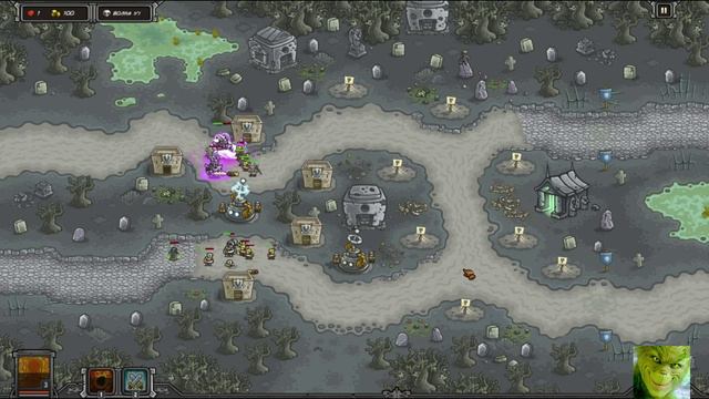 Kingdom Rush (Ветеран) → Древний Некрополь -- Железное Испытание