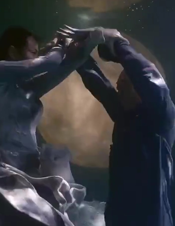 Кунг-фу под водой.