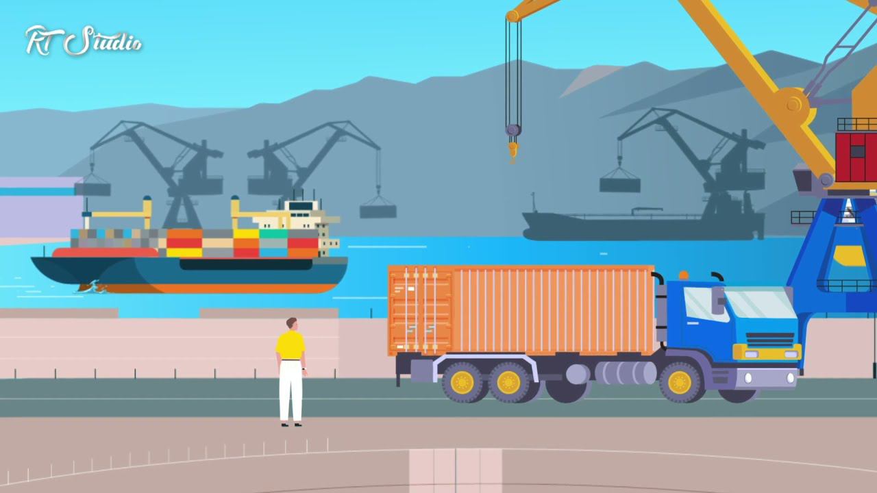 Видеоролик для услуг по таможенному оформлению грузов