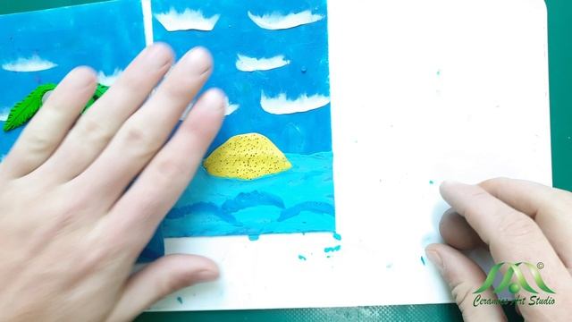 Лепим панно НЕОБИТАЕМЫЙ ОСТРОВ.mp4