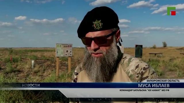 Сводный отряд из числа сотрудников МВД по Чеченской Республике в зоне проведения СВО