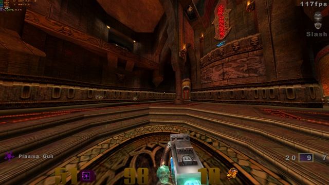Quake 3 arena 4k, сложность крутой, прохождение DM8
