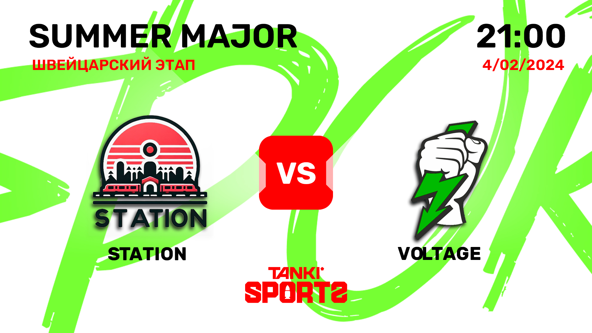 STATION vs VOLTAGE   SUMMER MAJOR 2024   RANKINGS I   04.02.2024