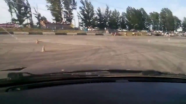 АРТКАРФЕСТ 2014 - Дрифтинг вид из кабины. Алексей Молянов