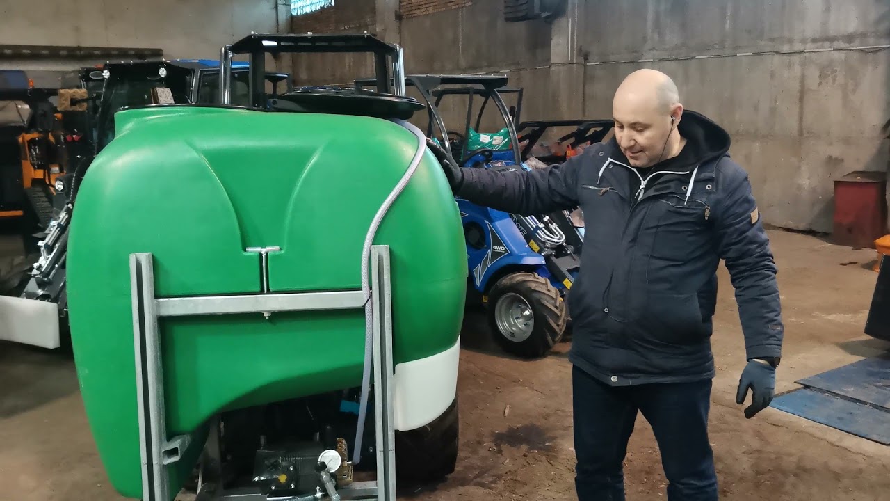 Мойка высокого давления для минипогрузчика MultiOne. Обзор навесного оборудования для МультиОн