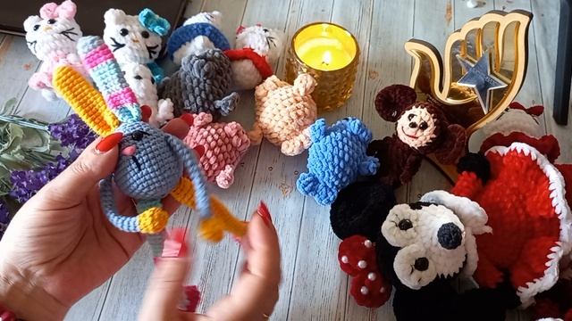 Вязаные игрушки ,за два месяца.